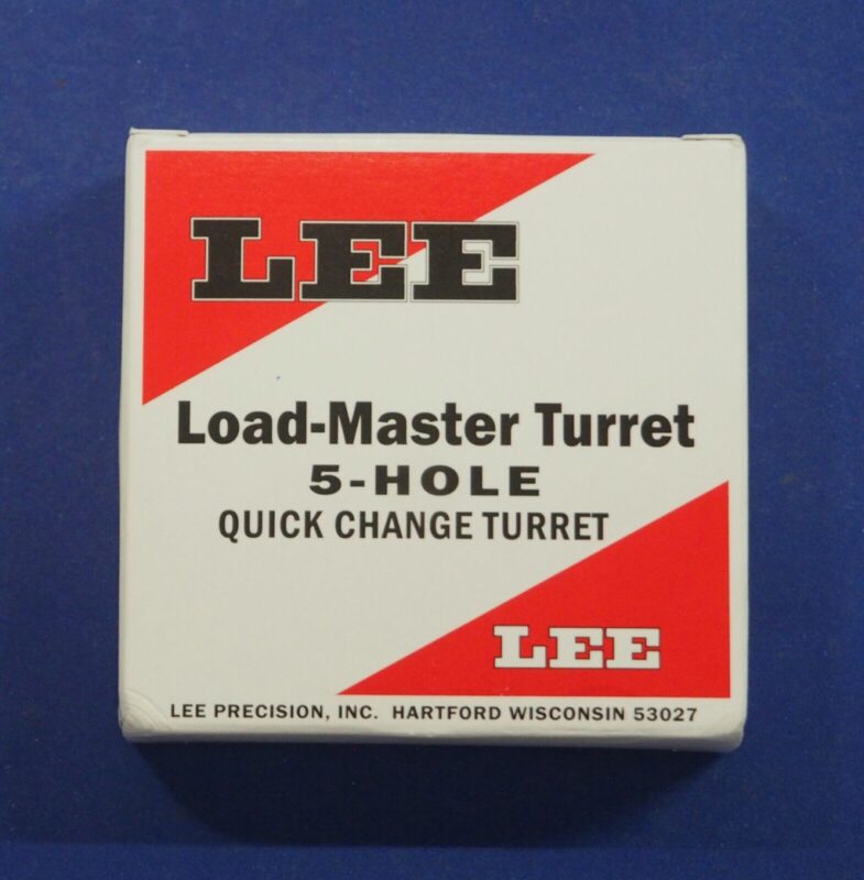 Lee Load-master Turret 5-hole Quick Change Turret - Lock & Load Co
