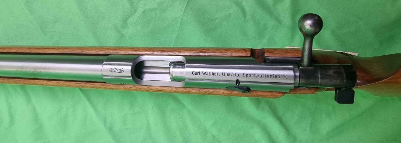 Walther 22lr Target Rifle Bolt Action 1 Round Mag Capacity Excellent ...